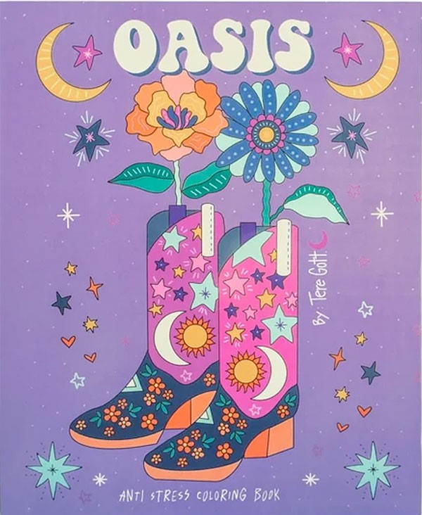 Oasis - Anto stress coloring book – Contrapunto