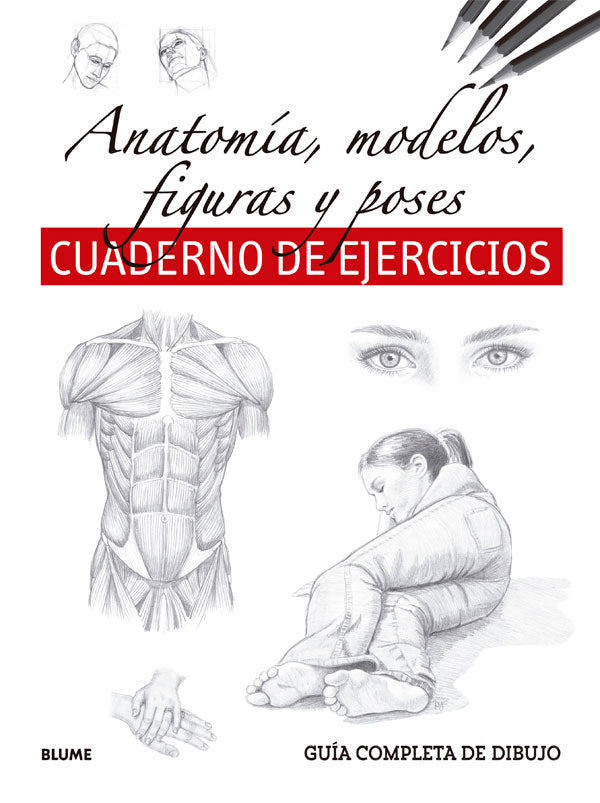 Guía completa dibujo. Anatomía, modelos, figuras y poses. Cuaderno de ...